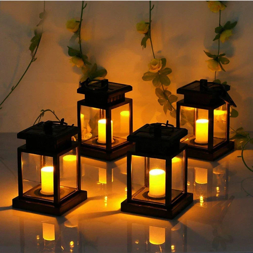 Luminoir | Solcelle LED-lanterne | Varmt lys | IP44 vandtæt | Udendørs ...